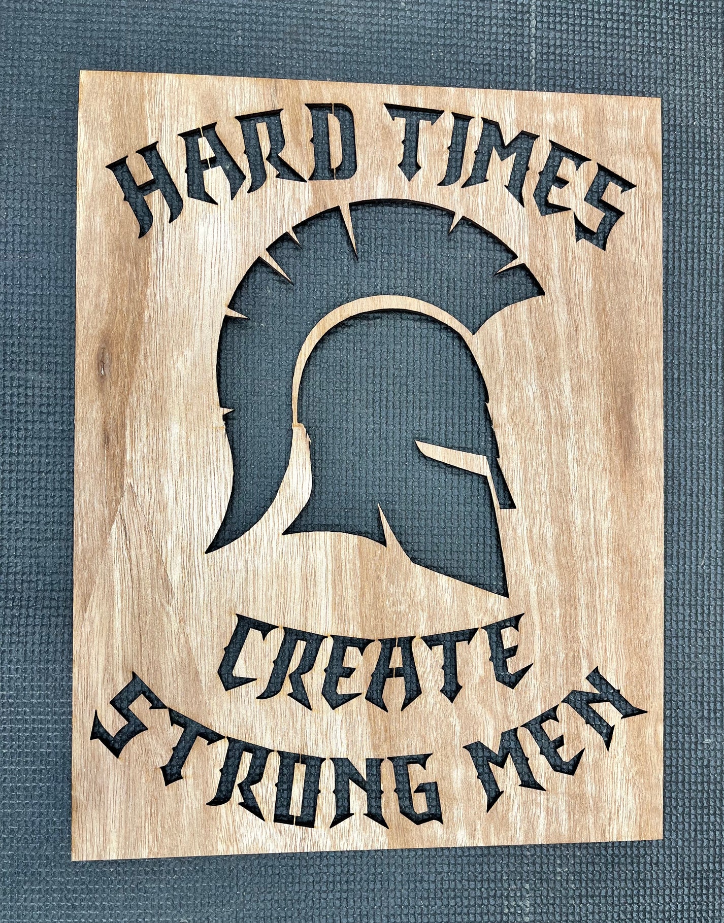 Strong Men Layout Stencil Nov. 23 – Make a Wood Sign