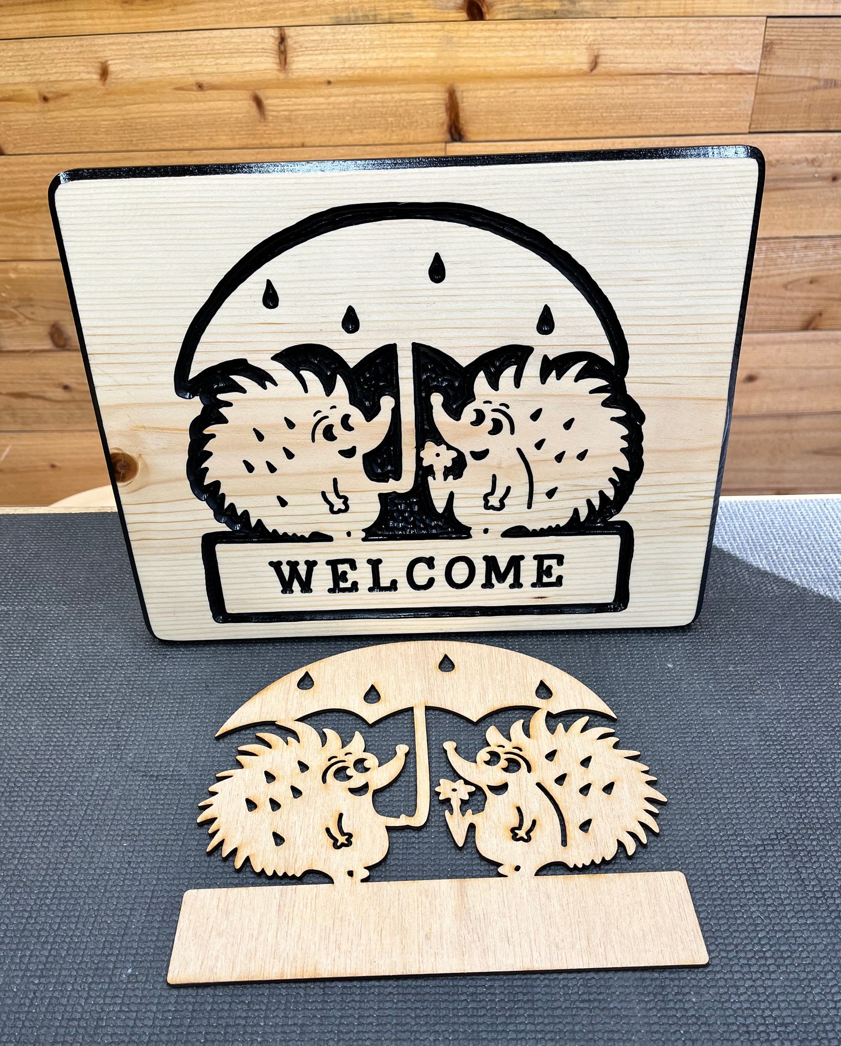Hedgehogs Layout Stencil Nov 2023 – Make a Wood Sign