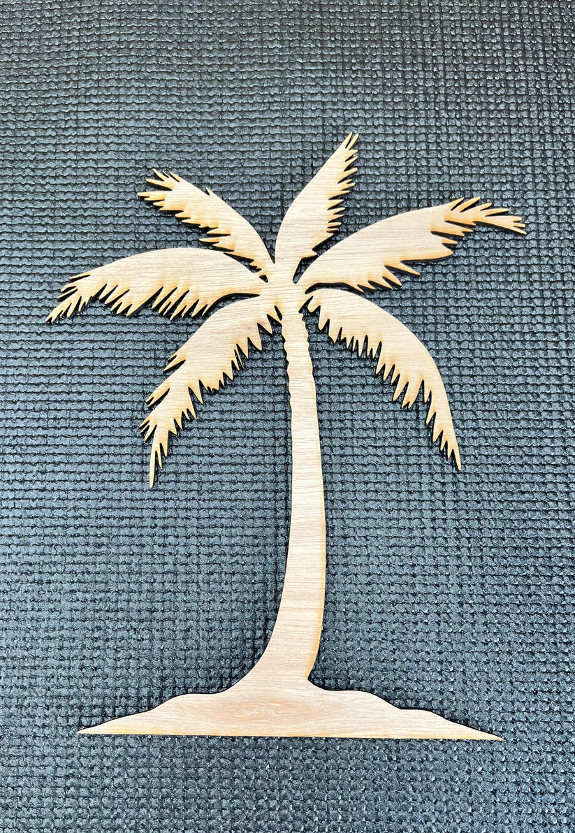 9 Inch Tall Palm Tree Layout Template – Make a Wood Sign