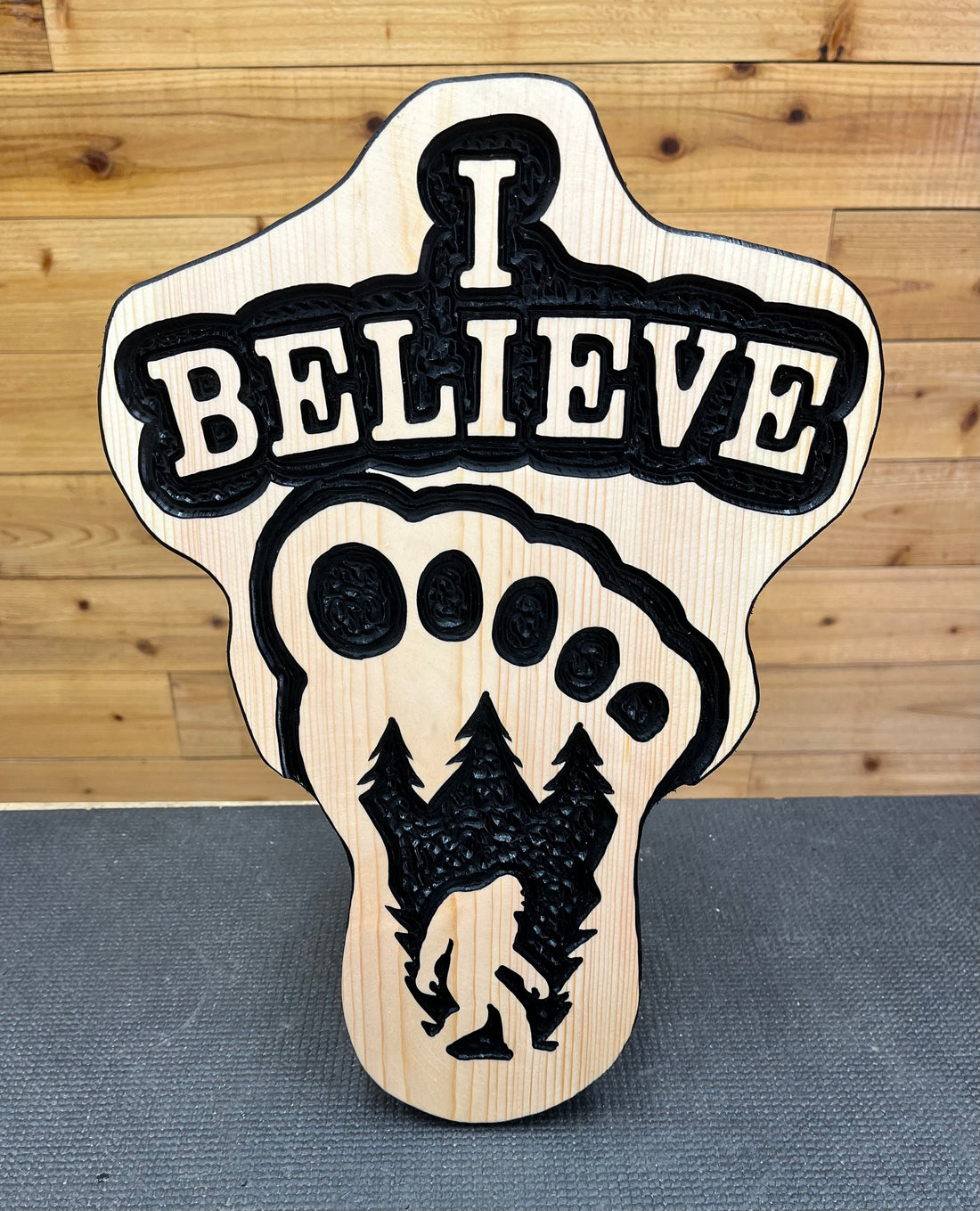 Bigfoot Layout Stencil April 2024 – Make a Wood Sign