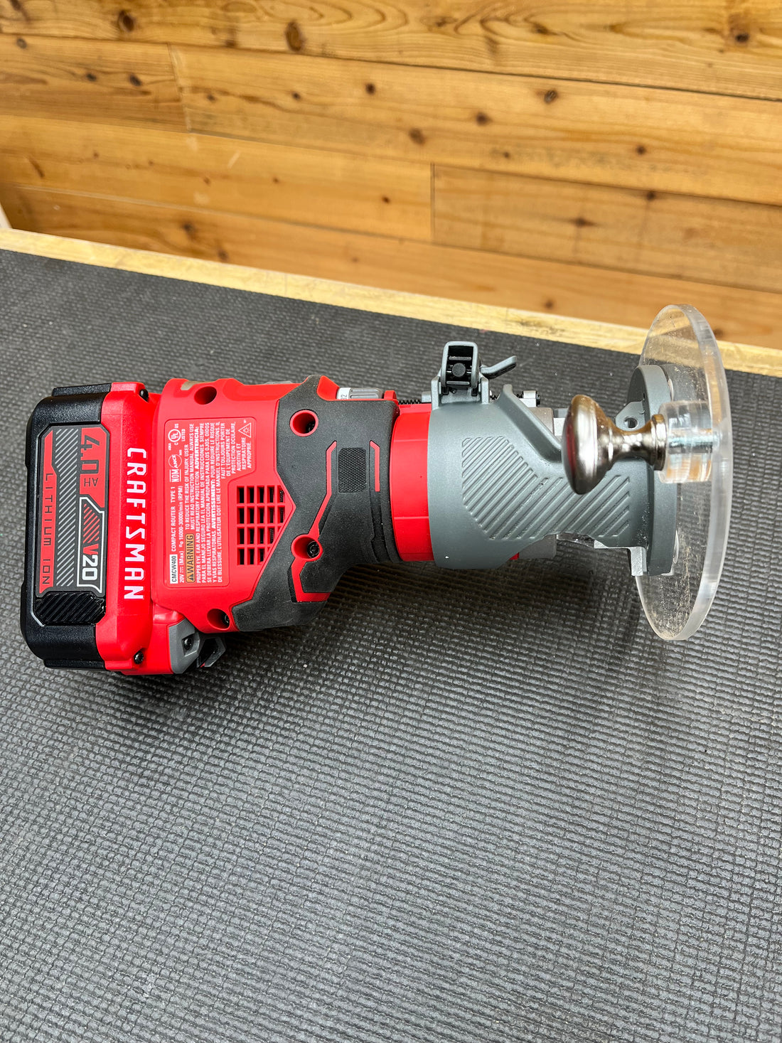 Craftsman CMCW400 Router Base Plate – Make a Wood Sign