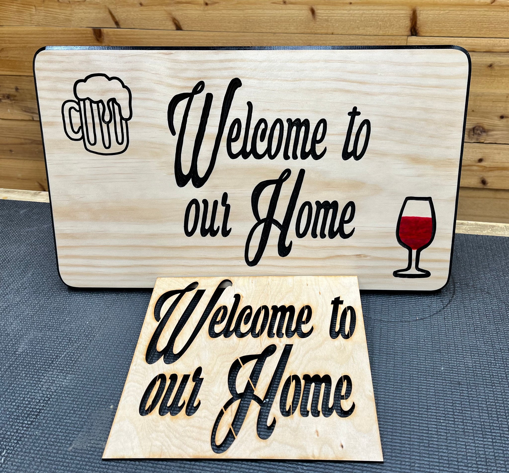 Welcome to our Home Stencil (SQUARE) – Make a Wood Sign